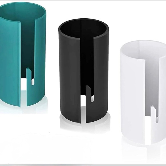 Other | Nwt 3 Pack White Teal Black Wrapping Paper Cutters Sliding ...